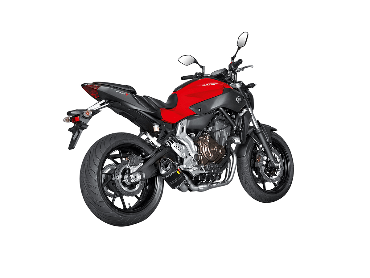 MT07 AKRAPOVIC CARBON RACING LINE EXHAUST SYSTEM MT07